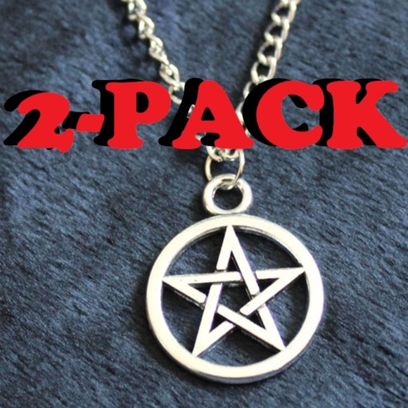 Accessories | Mens 2pack Pentagram Star Pendant Chain Necklace | Poshmark